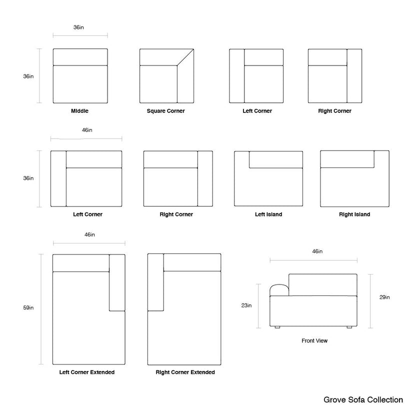 Grove Modular Sofa – Corral Design