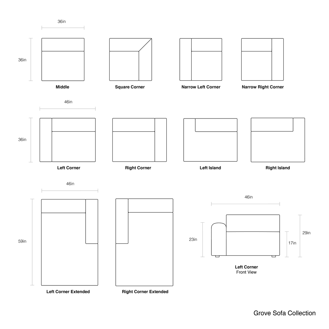 Grove Modular Sofa – Corral Design