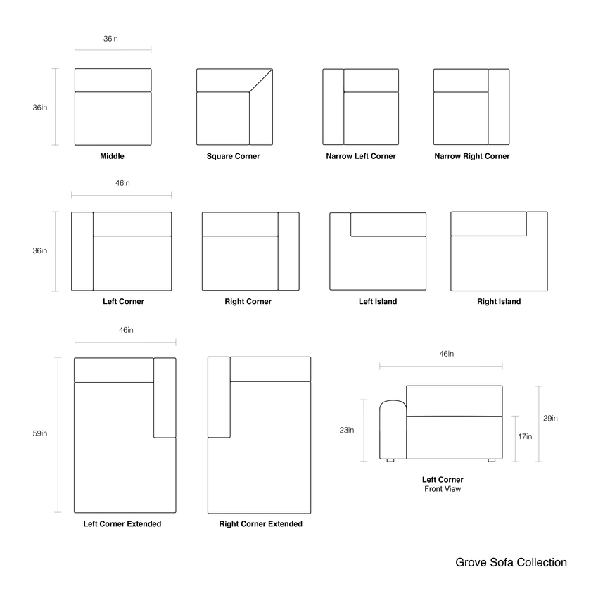 Grove Modular Sofa – Corral Design